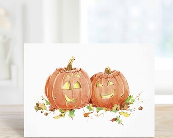 I Love Boo Halloween Card Ghosts Card October Birthday Card | Etsy