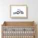 Blue Tractor Print for Toddler Boys Room Tractor Nursery - Etsy
