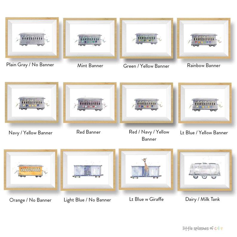 Navy Blue Train Print, Boys Train Nursery Print, Blue Steam Engine ...