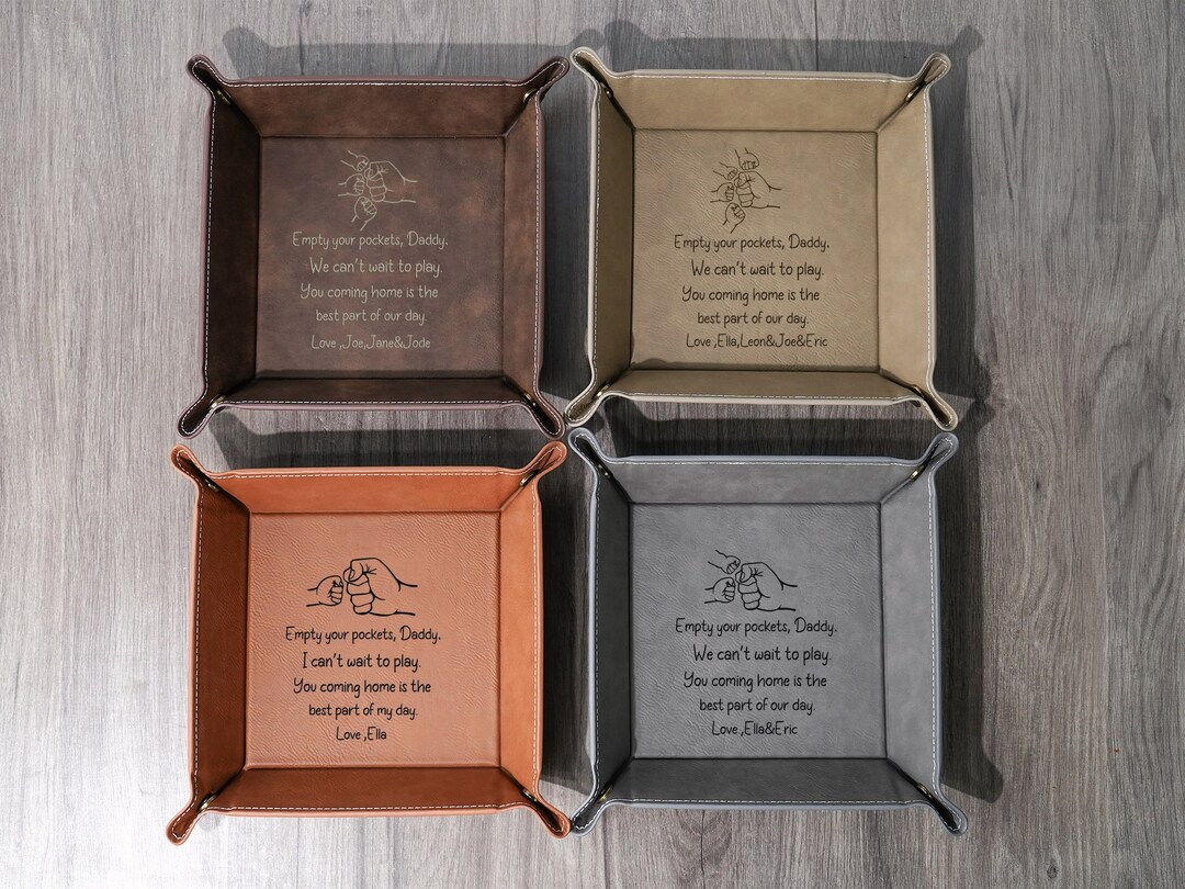 Valet Tray for Dad, Father's Day Gift, Catch All Tray, Coming Home is ...