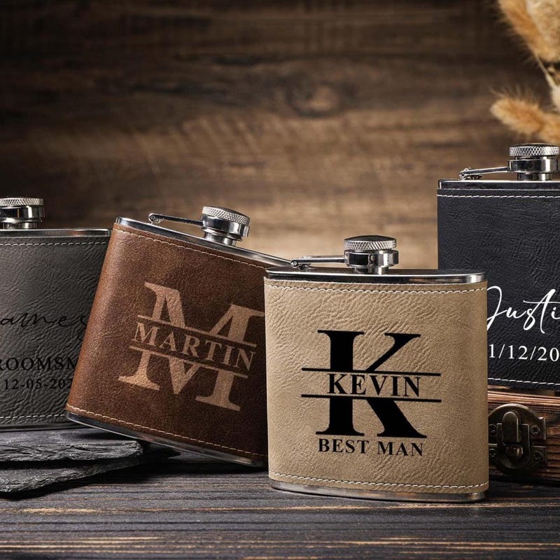Personalized Flask - Etsy