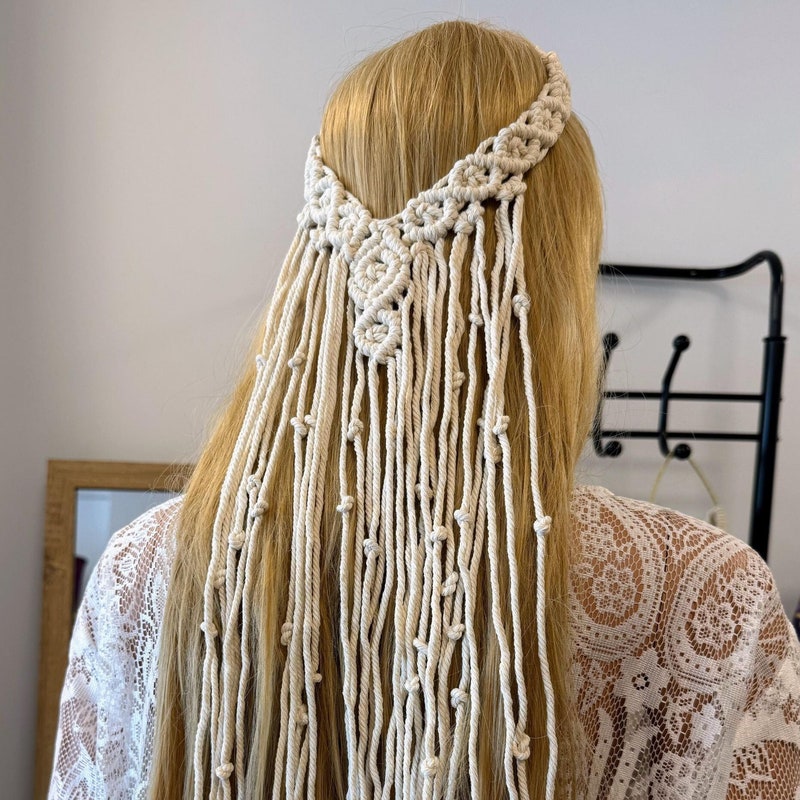 Macrame Veil - Etsy