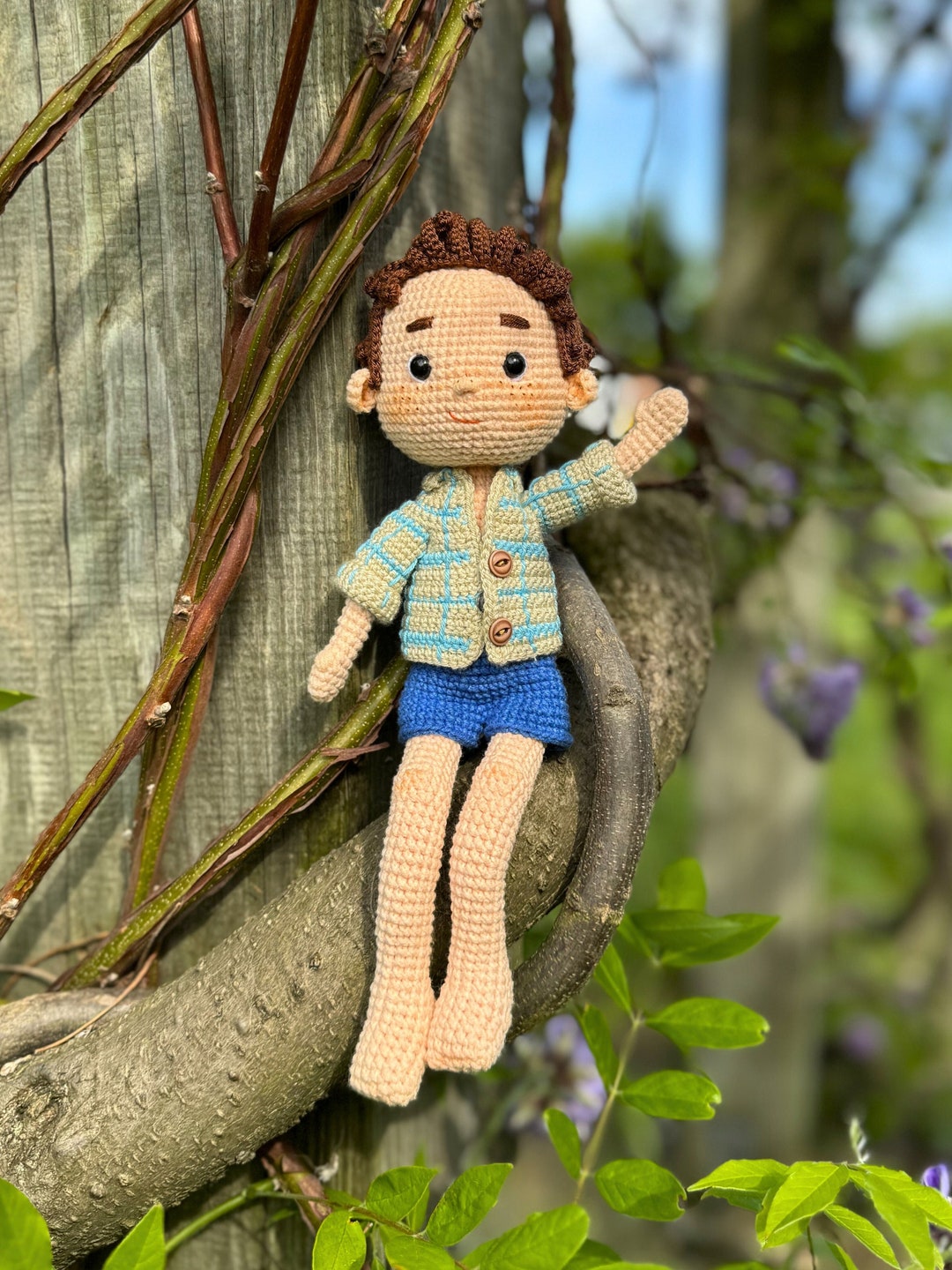 Crochet Amigurumi Luca Doll Amigurumi Luca Luca Plush Stuffed Luca ...