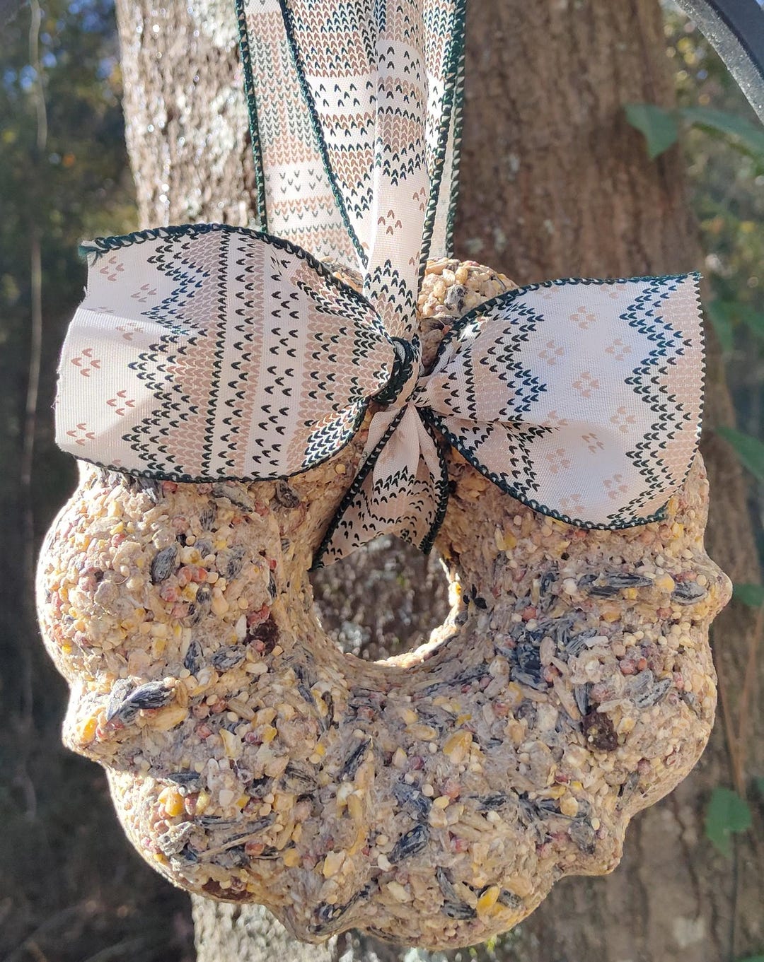 Cluckers Chicken Seed Wreath 2 Pounds!! Large Hanging Handmade Chicken ...