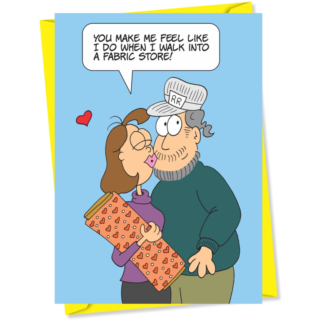 Whole 9 Yards, Anniversary Card, by the Yard® Comics, Quilt Card ...