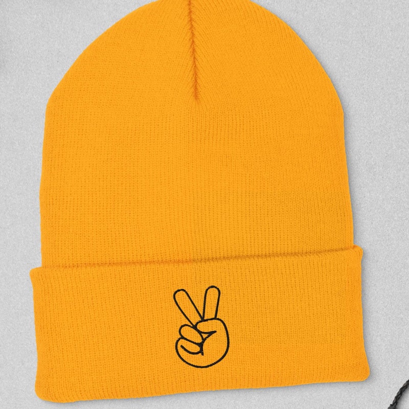 Knit Peace Sign - Etsy