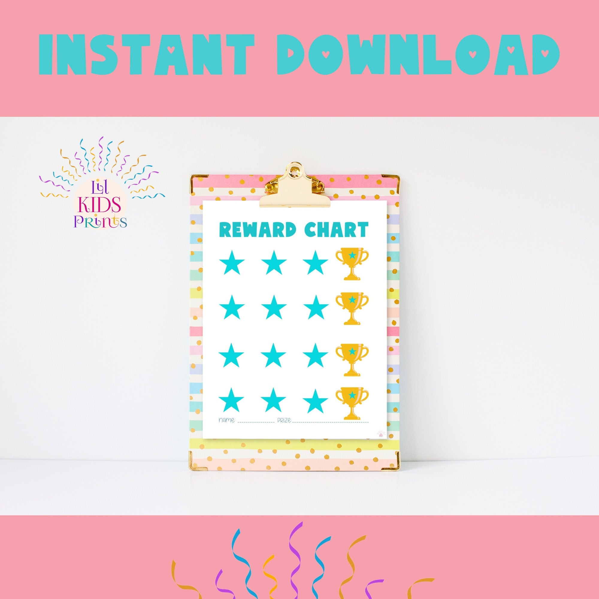 Child Reward Star Chart. Motivation and Gratification Sheet. Favor and ...