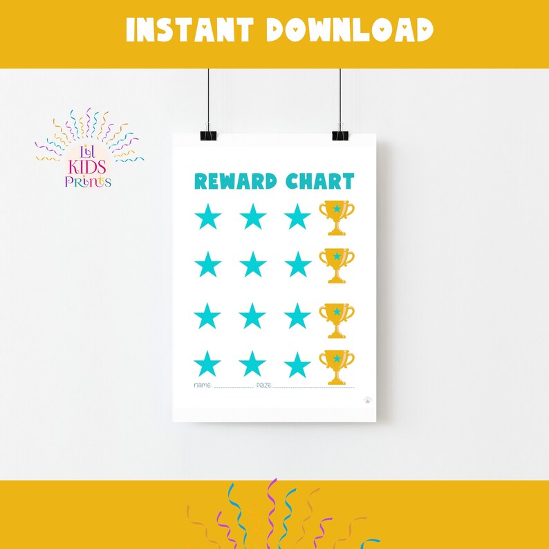 Child Reward Star Chart. Motivation and Gratification Sheet. Favor and ...