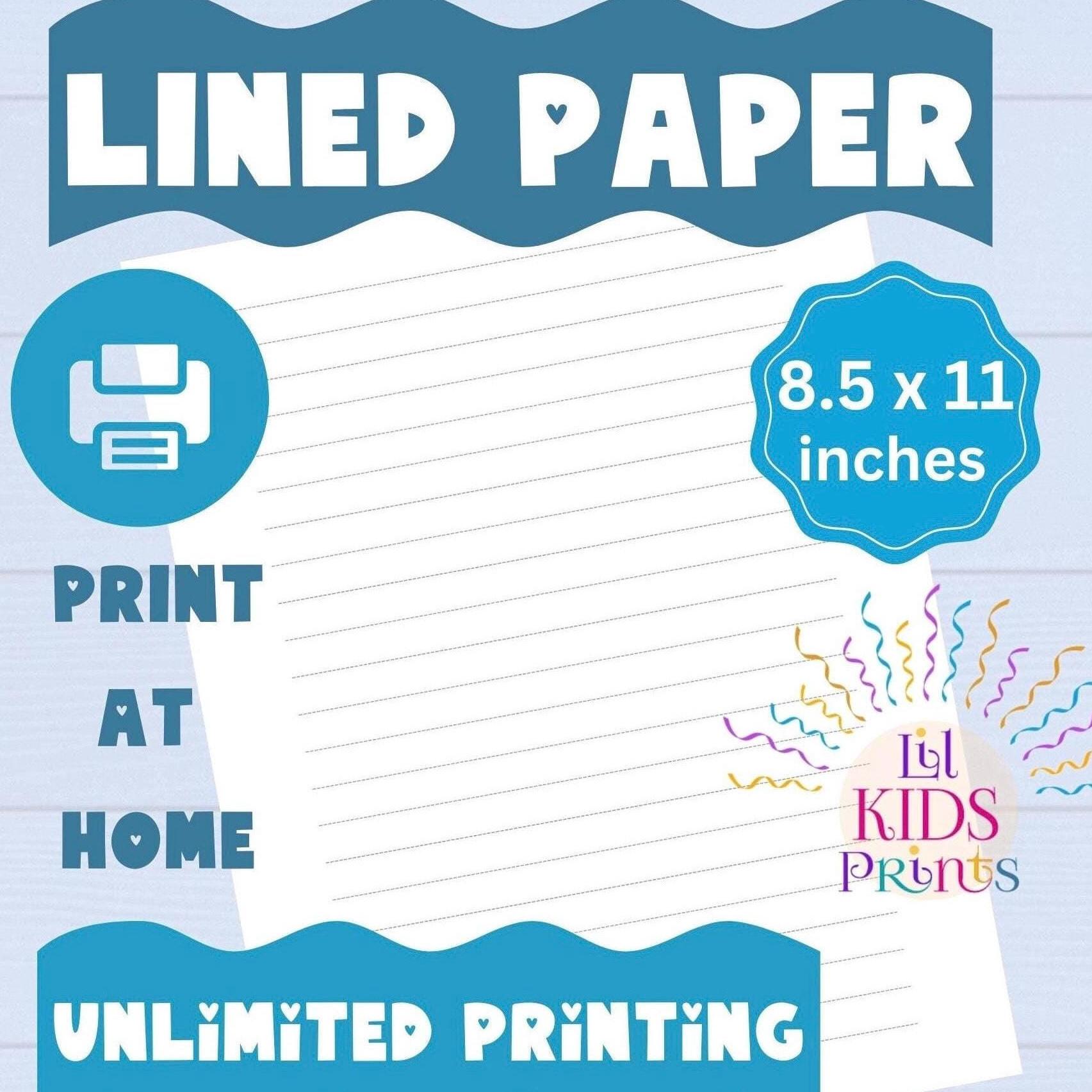 Digital Line Sheet Printable at Home. Instant Printing. PDF 8.5x11 ...