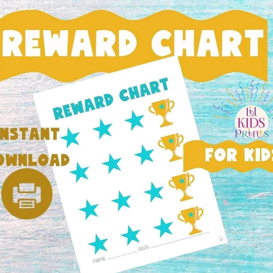 Child Reward Star Chart. Motivation and Gratification Sheet. Favor and ...