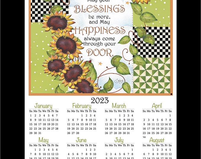 2023 Fabric Calendar Design - Etsy