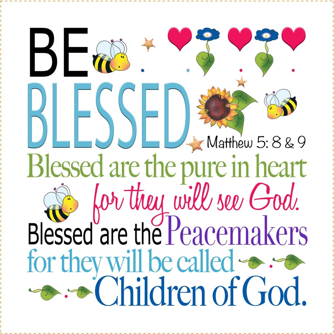 Be Blessed - 6" Square Fabric Art Panel-ap88 - Etsy
