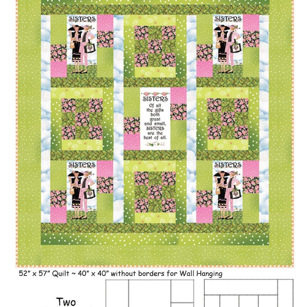 Three Sisters Quilt Pattern - Etsy