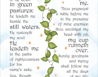 Psalm 23 | Etsy