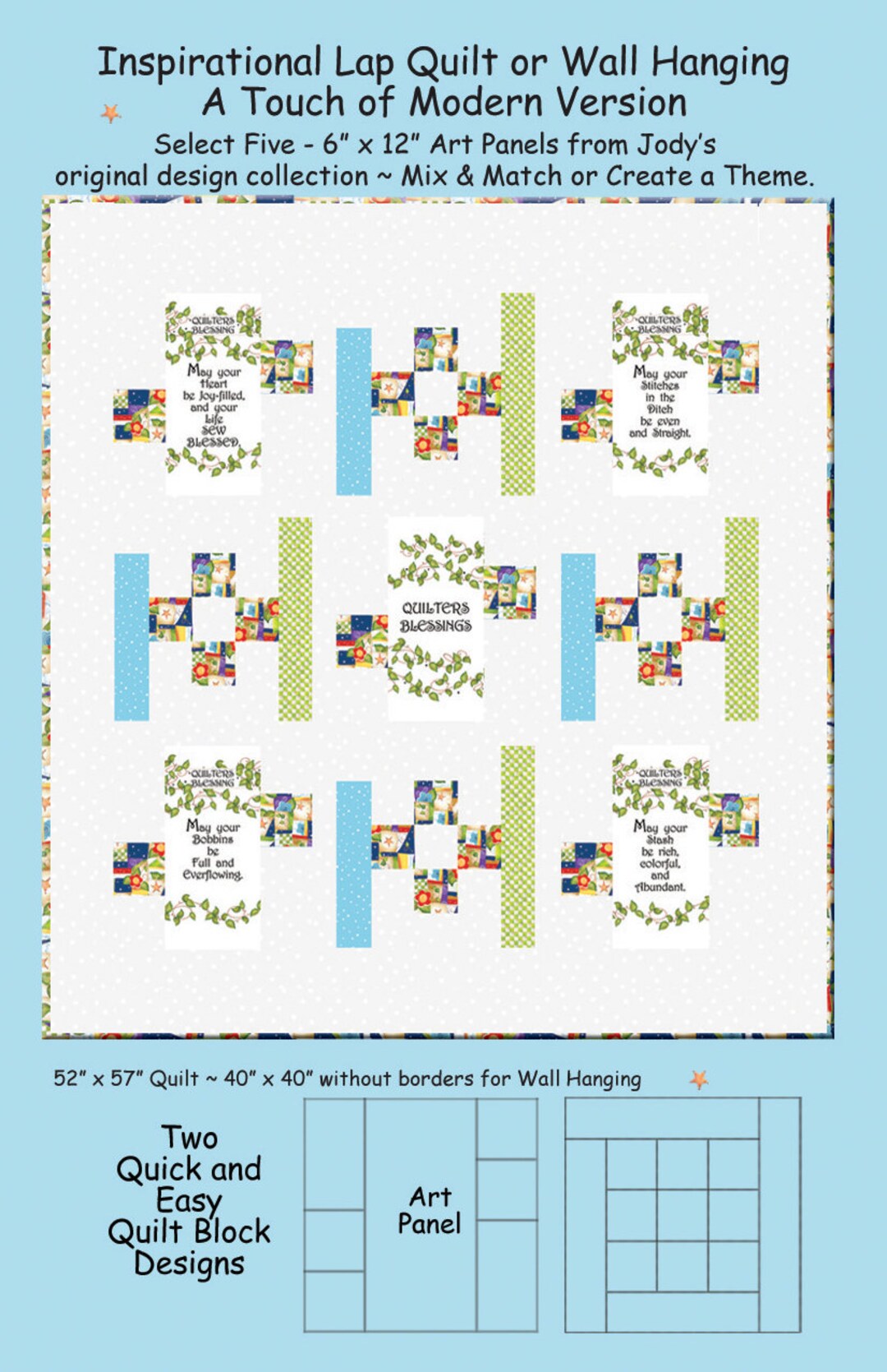 Quilters' Blessing Quilt Pattern - Etsy