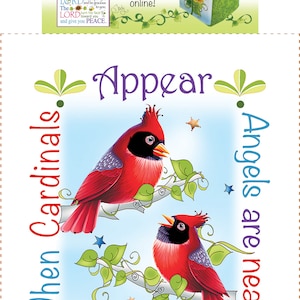 Cardinal - Tissue Box Cover Panel & Pattern - Etsy