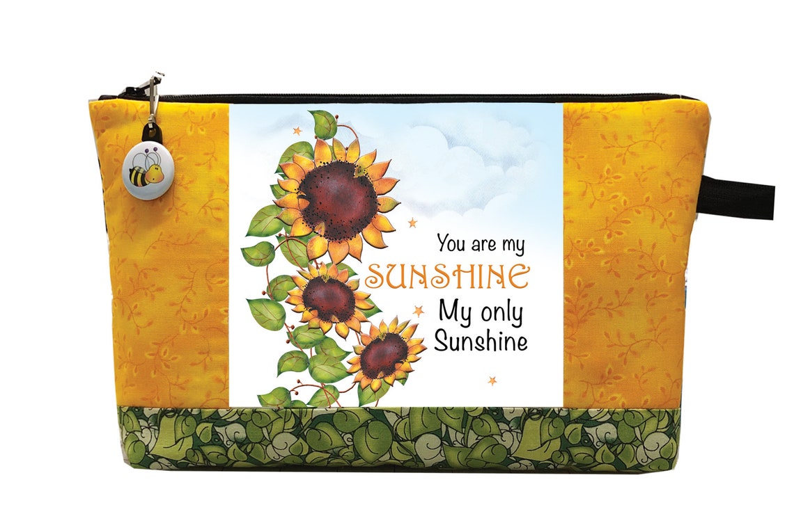 SUNFLOWERS You Are My Sunshine Pouch SET - Etsy