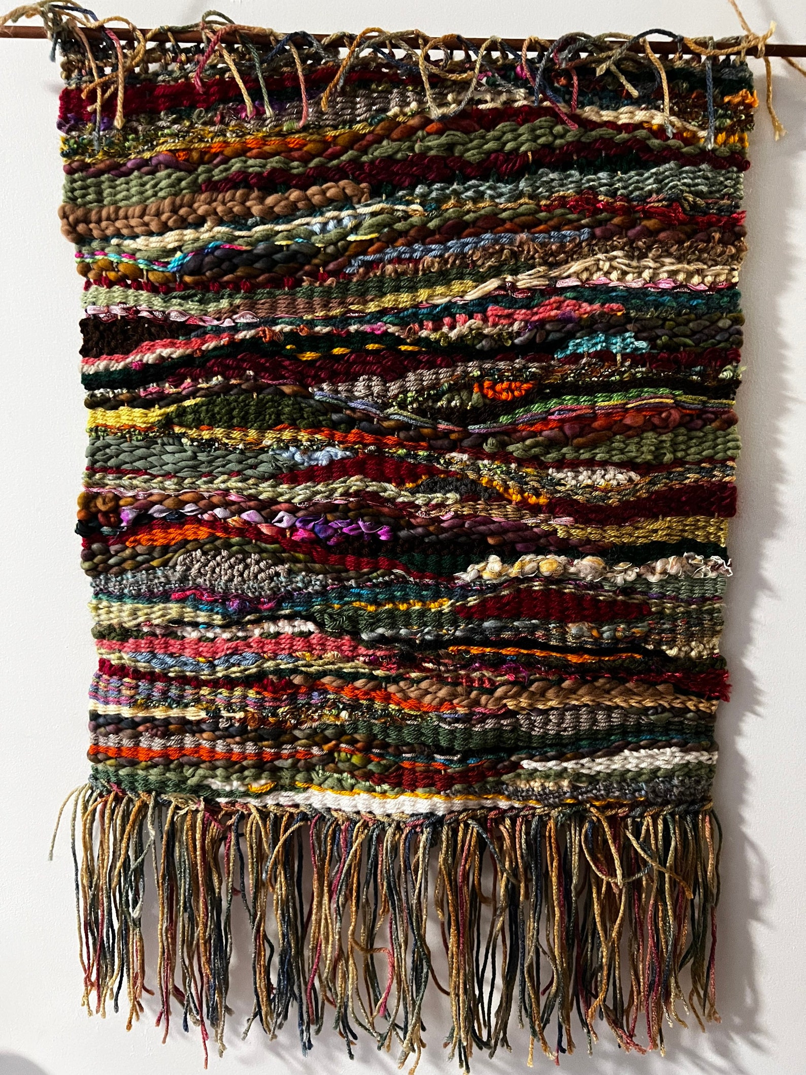 Woven Wall Hanging Home Decor Tapestry Handmade Weaving Wall Art Loom ...