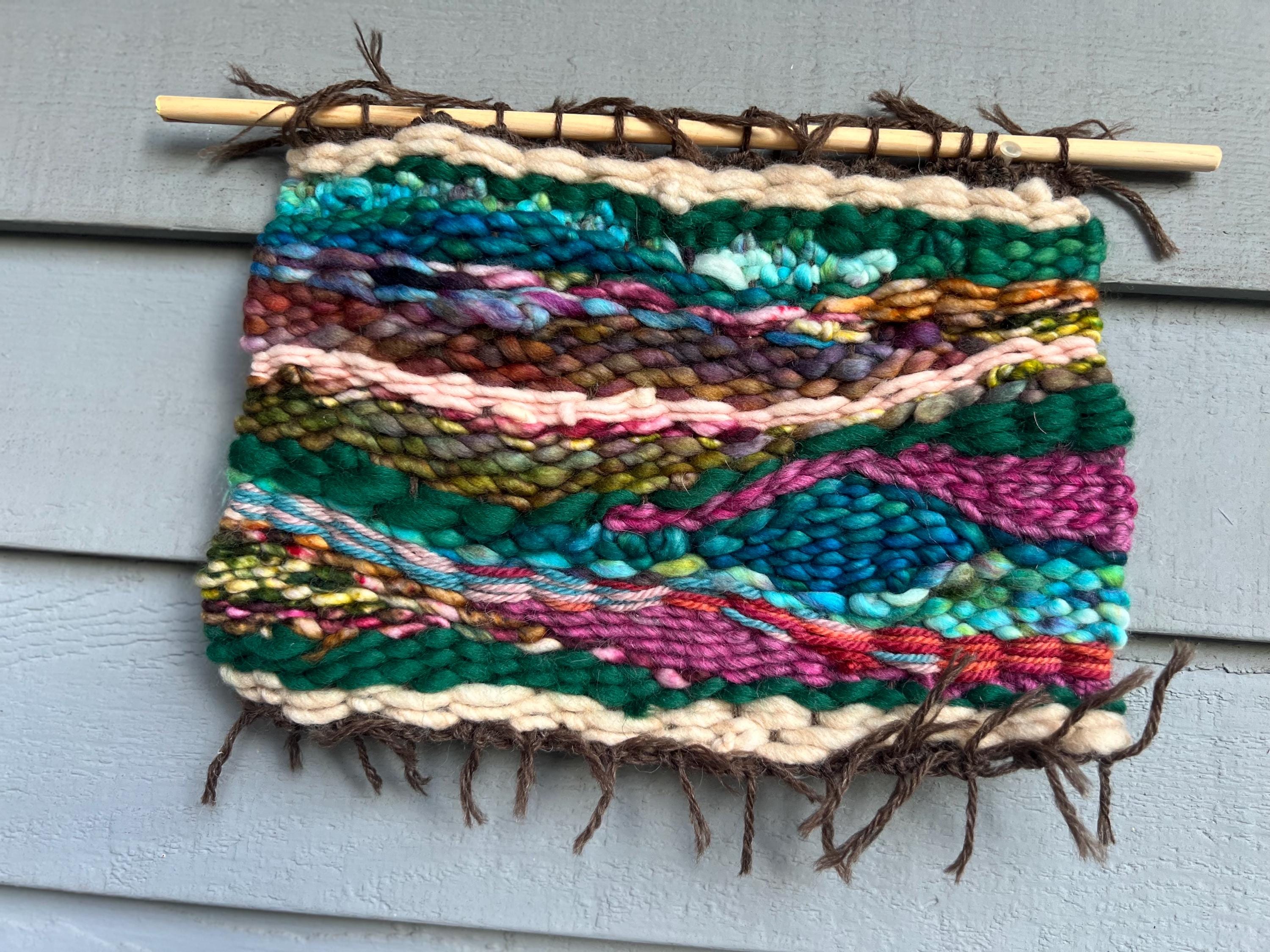 Woven Wall Hanging Tapestry Home Decor Handmade Weaving Wall Art Loom ...