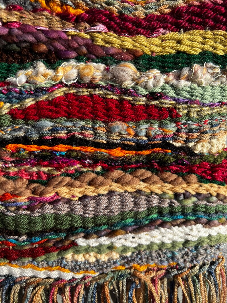 Woven Wall Hanging Home Decor Tapestry Handmade Weaving Wall Art Loom ...