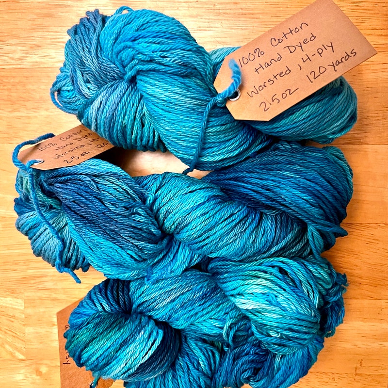 Teal Yarn - Etsy