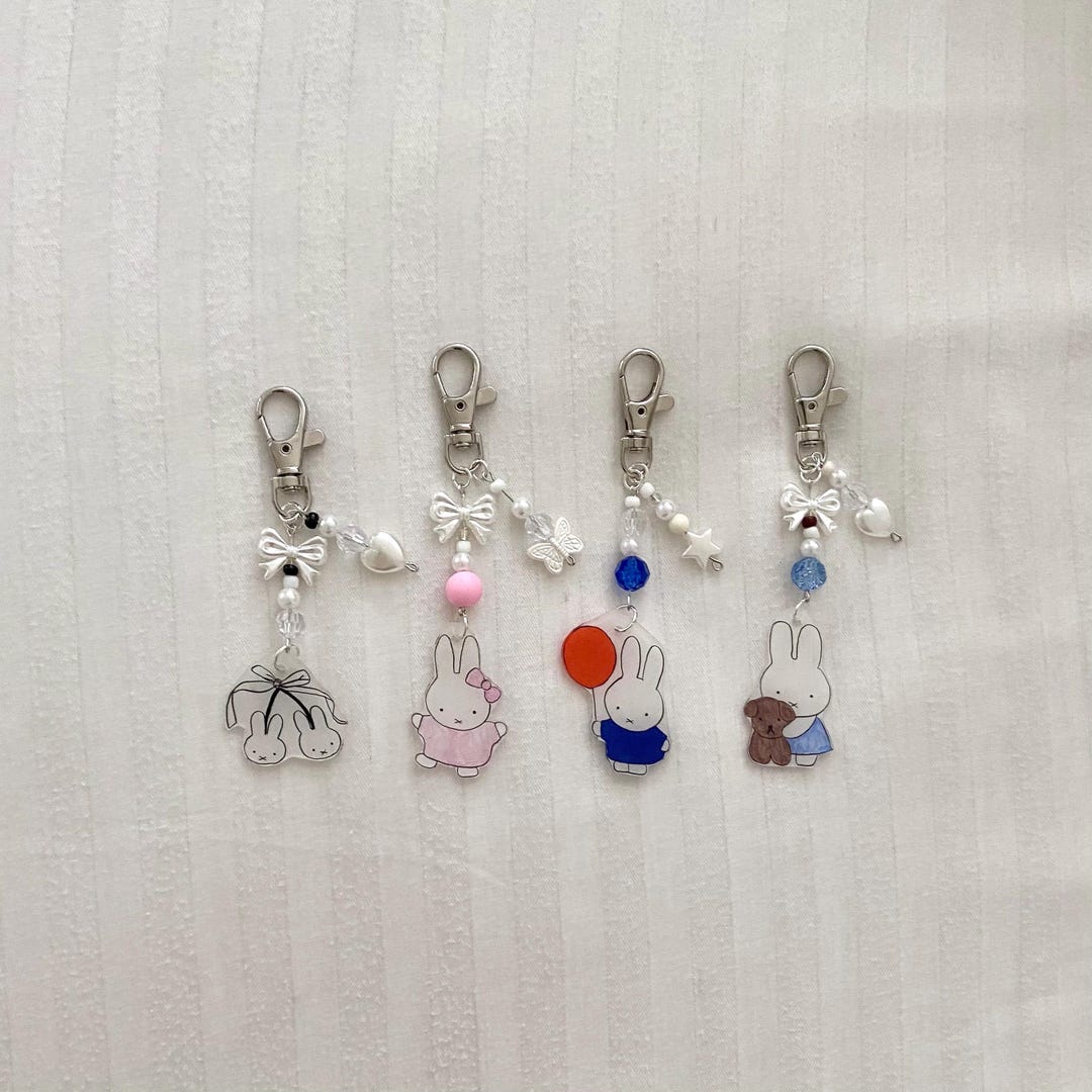 Miffy Keychains - Etsy