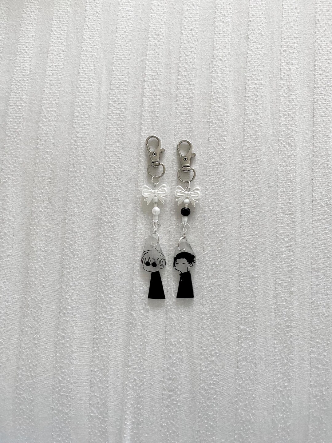 Jujutsu Kaisen Gojo Satoru and Geto Suguru Matching Keychains - Etsy