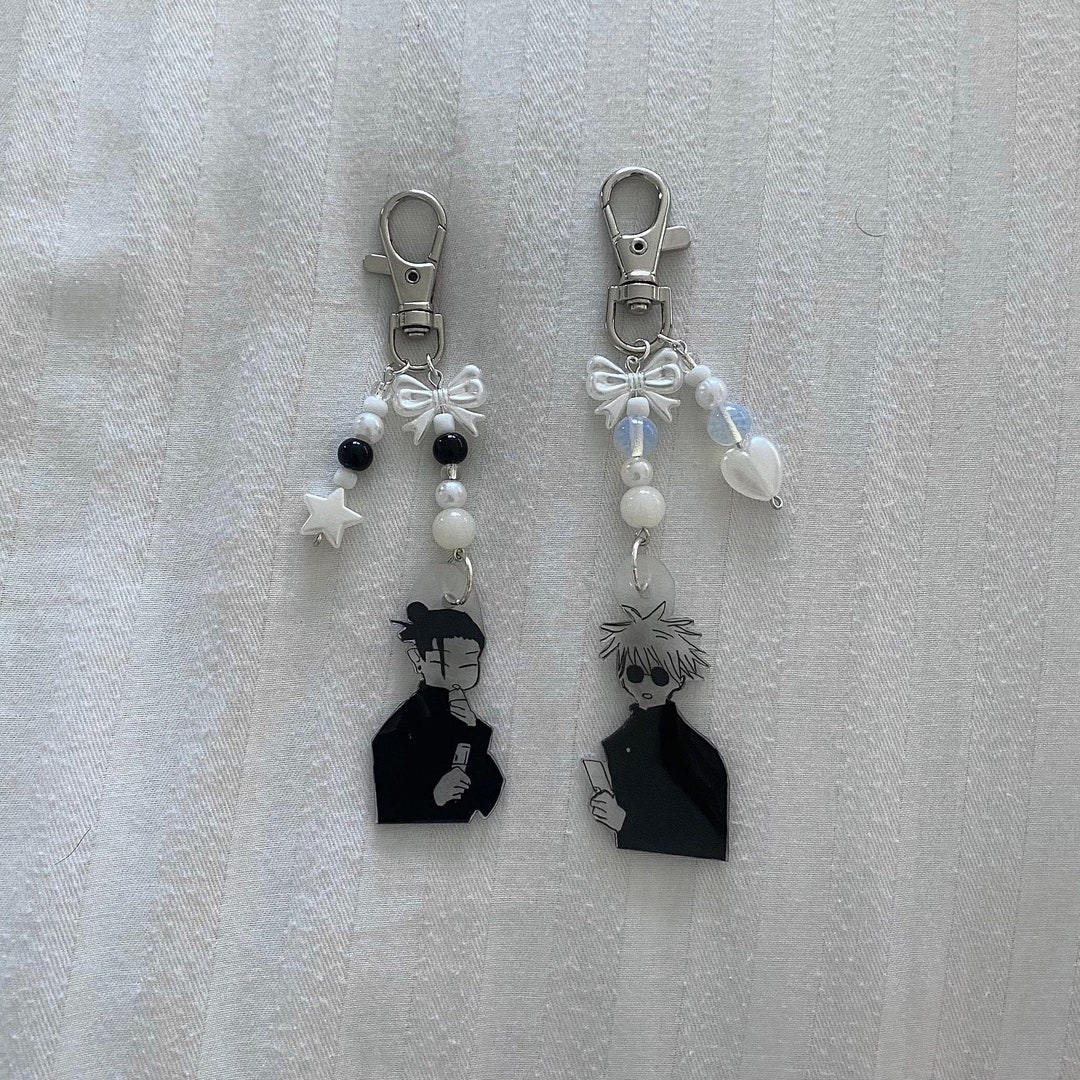 Jujutsu Kaisen Gojo Satoru and Geto Suguru Matching Keychains - Etsy Canada