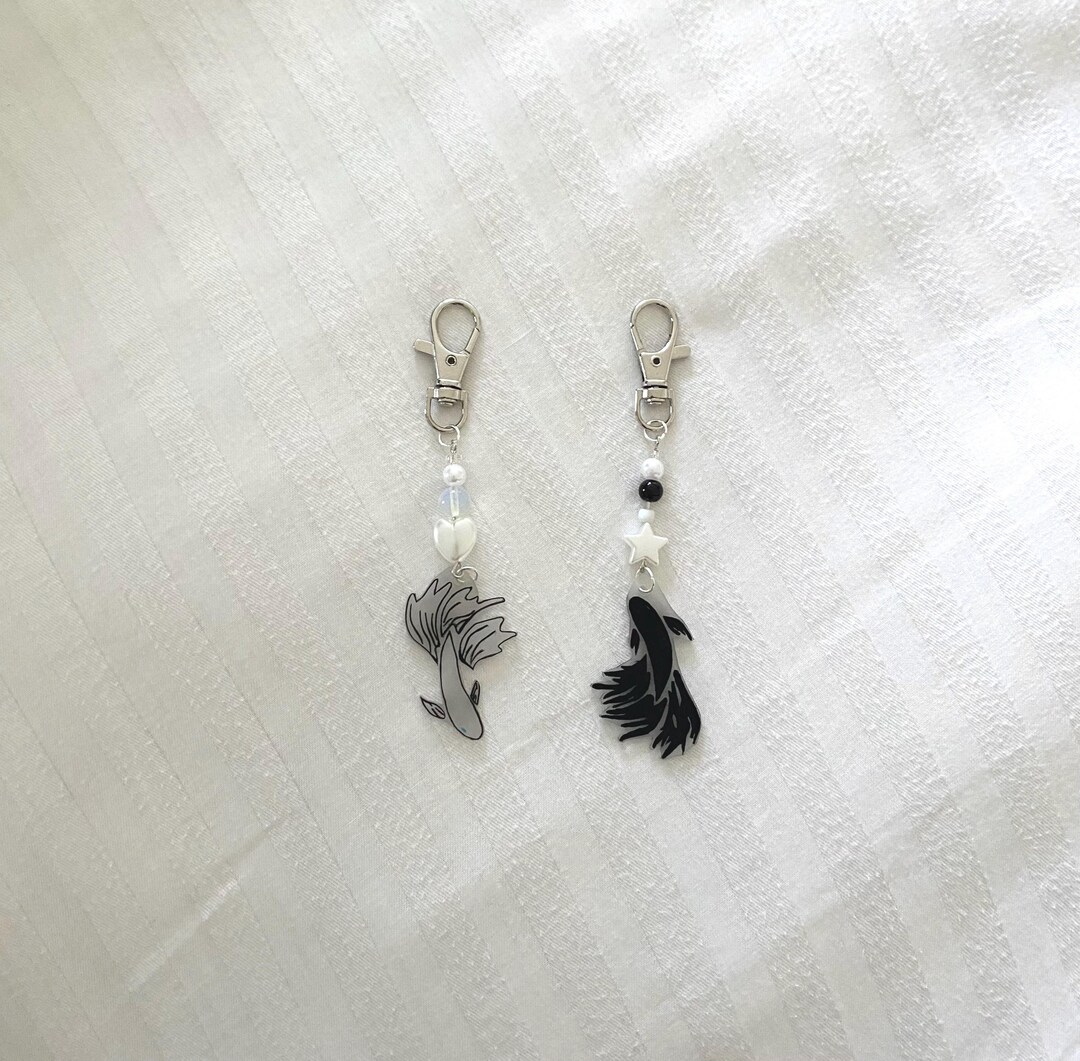 Jujutsu Kaisen Gojo Satoru and Geto Suguru Matching Koi Fish Keychains ...