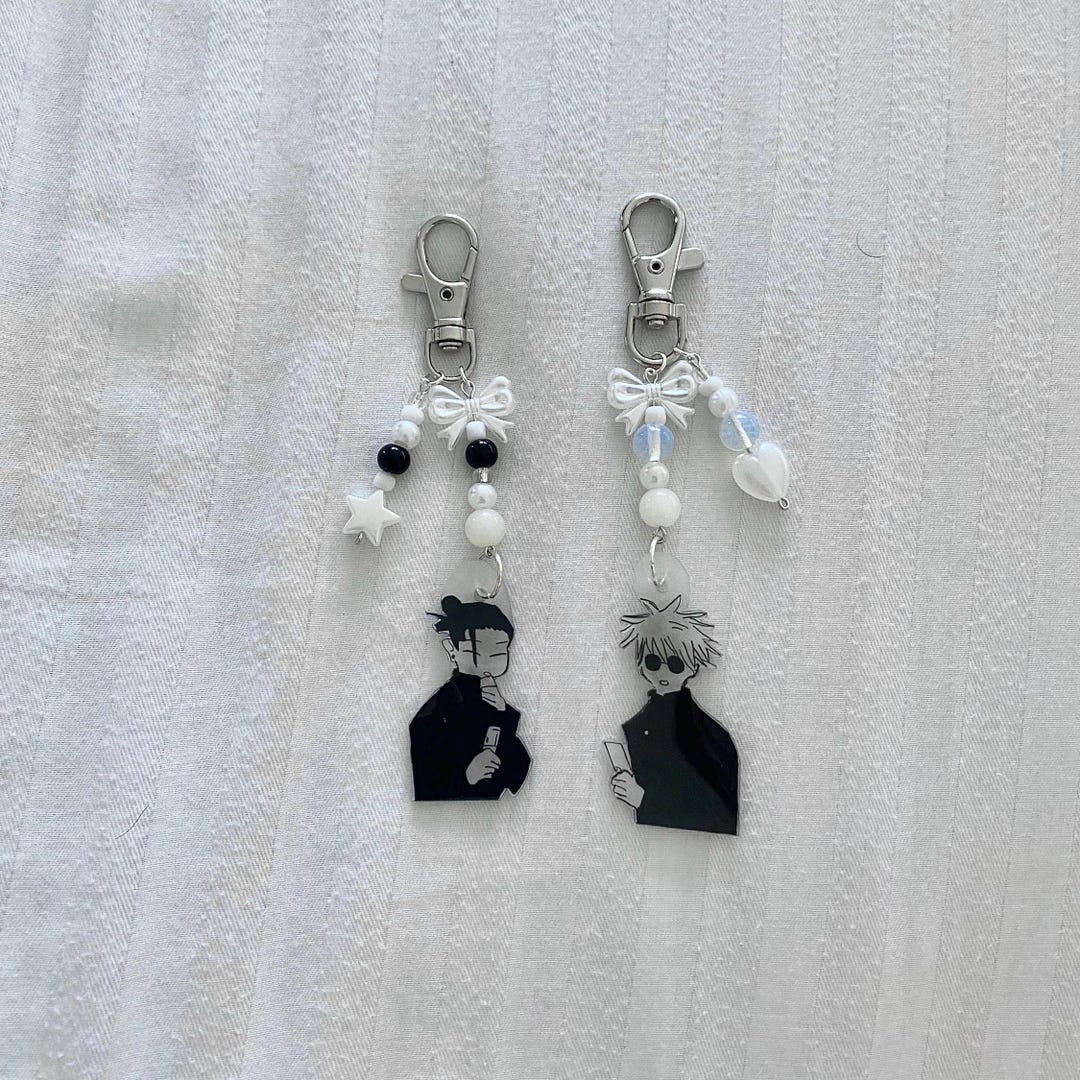 Jujutsu Kaisen Gojo Satoru and Geto Suguru Matching Keychains - Etsy