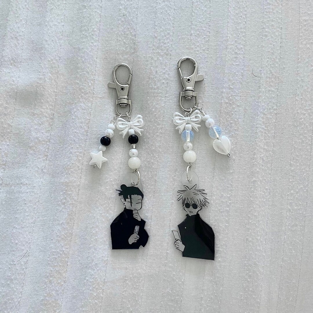 Jujutsu Kaisen Gojo Satoru and Geto Suguru Matching Keychains - Etsy