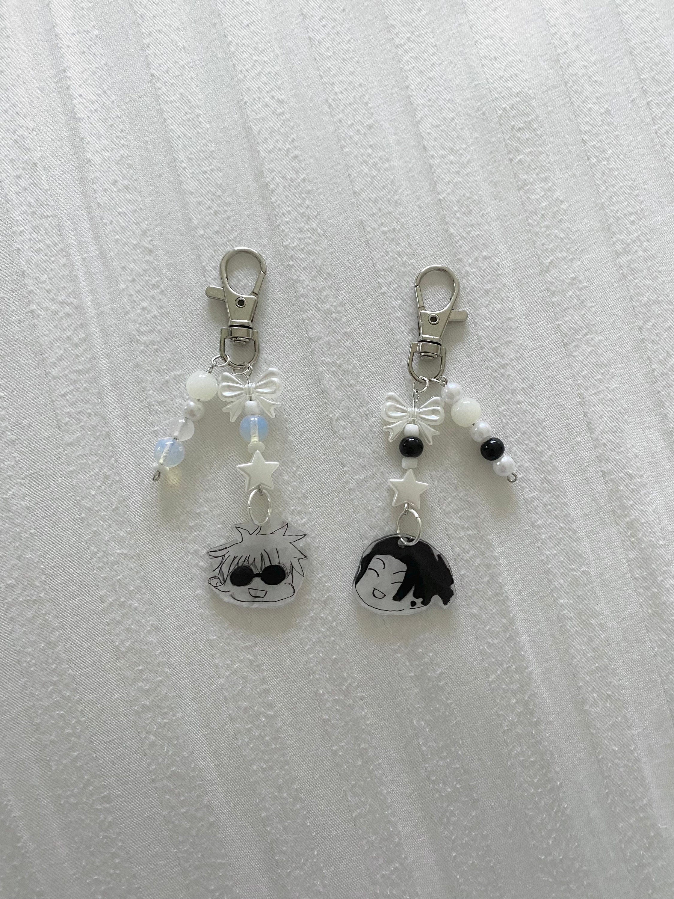 Jujutsu Kaisen Gojo and Geto Matching Keychains - Etsy