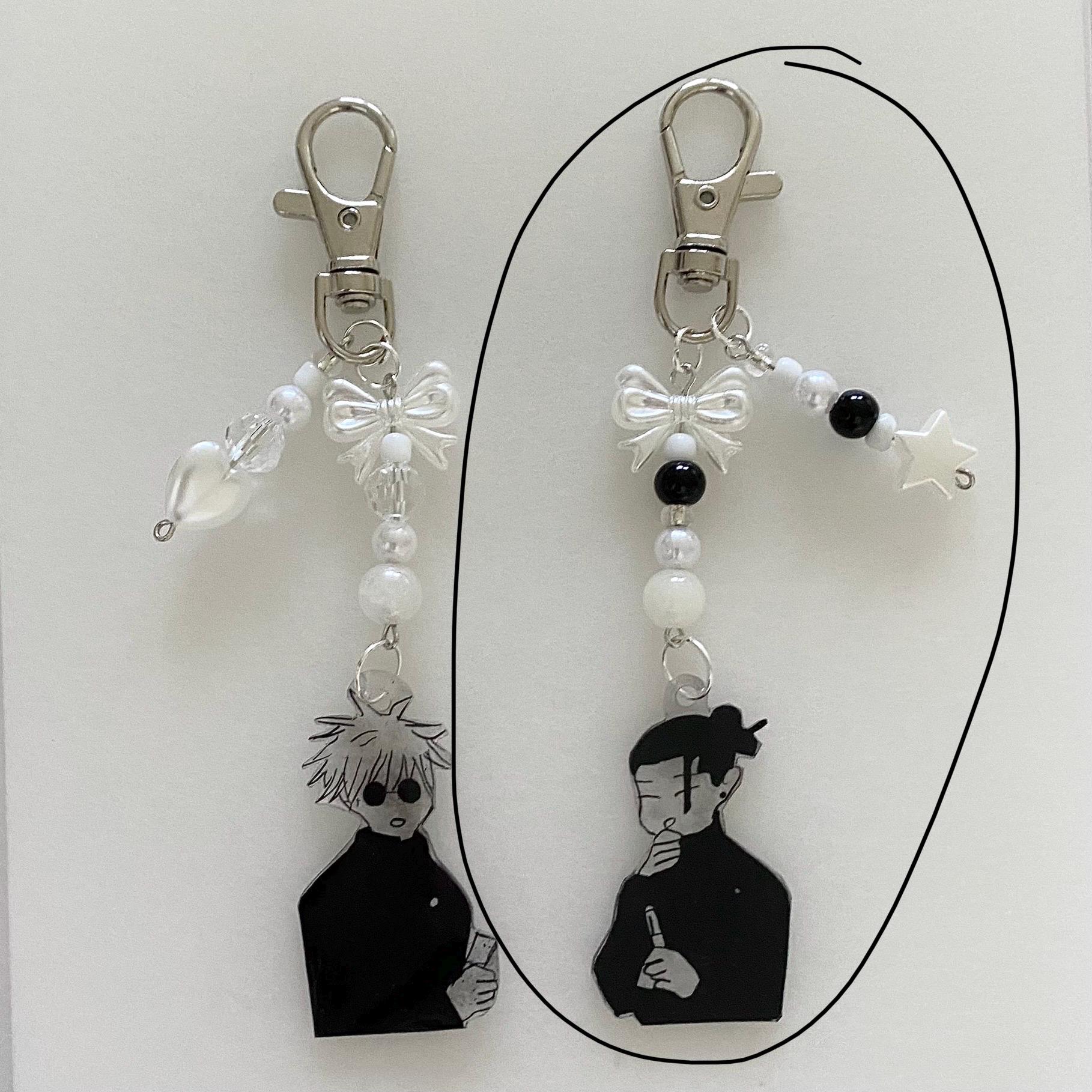 Jujutsu Kaisen Gojo Satoru and Geto Suguru Matching Keychains - Etsy