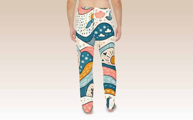 Blue Ocean Waves Slumber Pants | Pajama Pants - Etsy