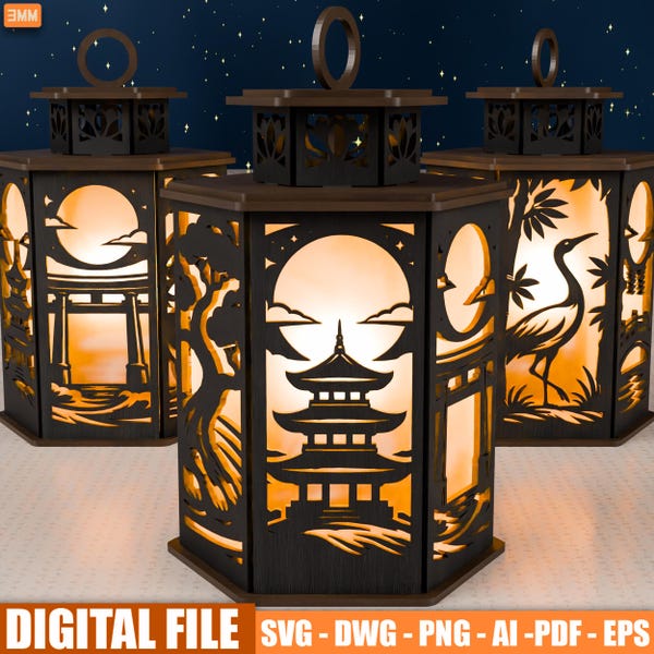 Japanese Lanterns - Etsy UK