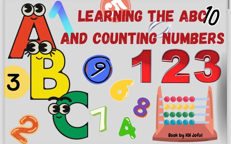 Learning the ABC and Counting 123 Printable - Etsy