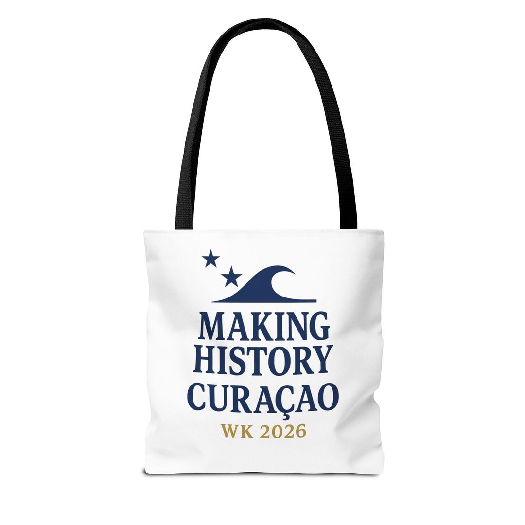 Curaçao World Cup 2026 Tote Bag All Over Print Color Handles Etsy
