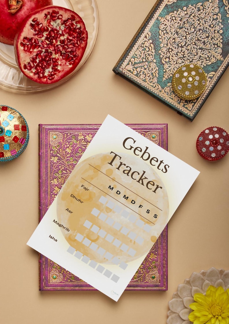 Prayer Tracker, Salah Tracker, Salah Checklist, Prayer Checklist ...