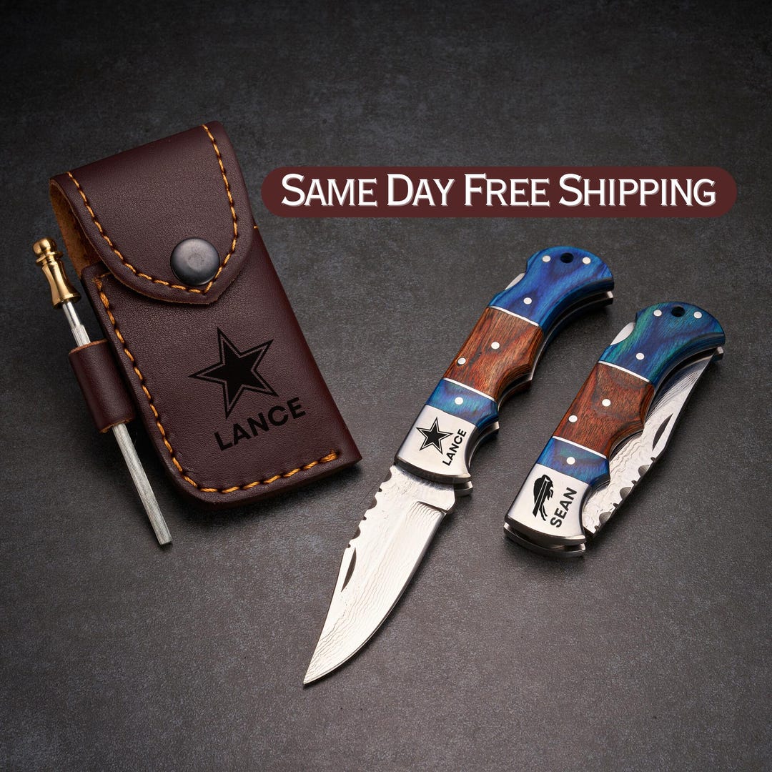 Personalized Pocket Knife, Football Teams, NFL, Custom Folding Knives ...