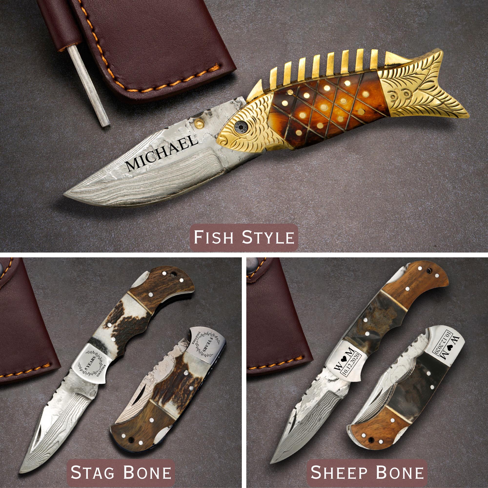 Firefighter Gift, Personalized Pocket Knife, Fireman Gift for Him ...