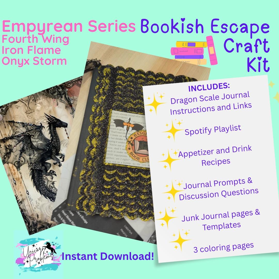 Bookish Escape Craft Kit for Readers/crafters of All Levels Solo or ...