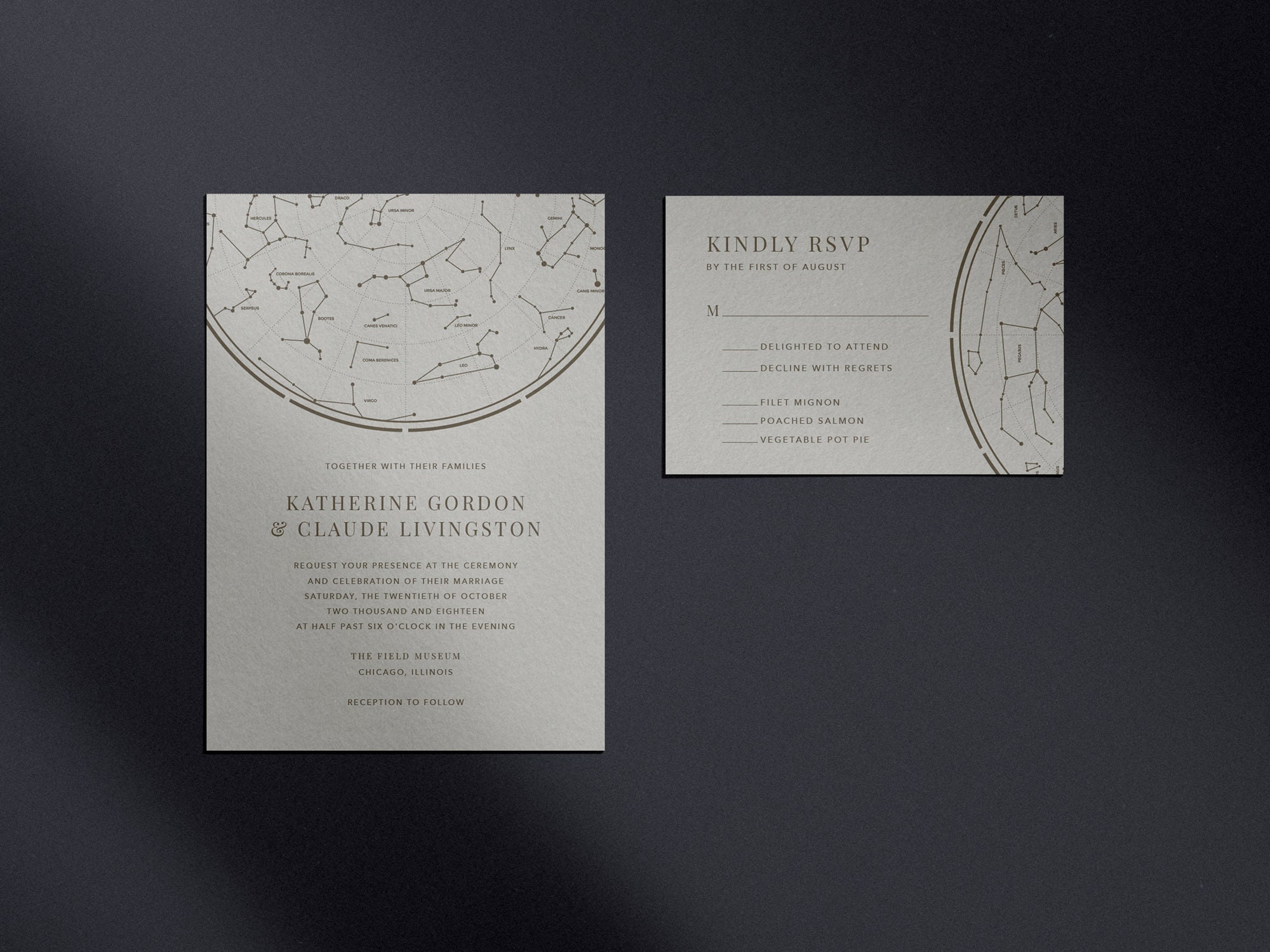 Constellation Stars Wedding Invitation (editable Printable Template) - Etsy