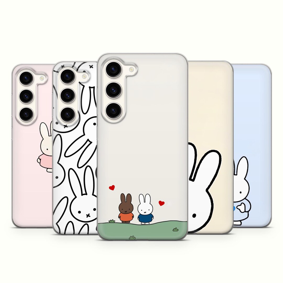 Miffy Phone Case Kawaii Bunny Cover for Samsung S25 Plus, S24, S23, S25 ...