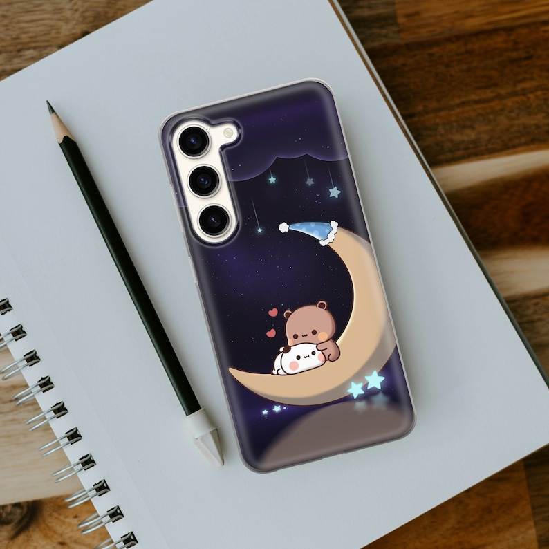 Bubu and Dudu Phone Case Cute Panda Cover for Samsung S25+, S24, S23 ...