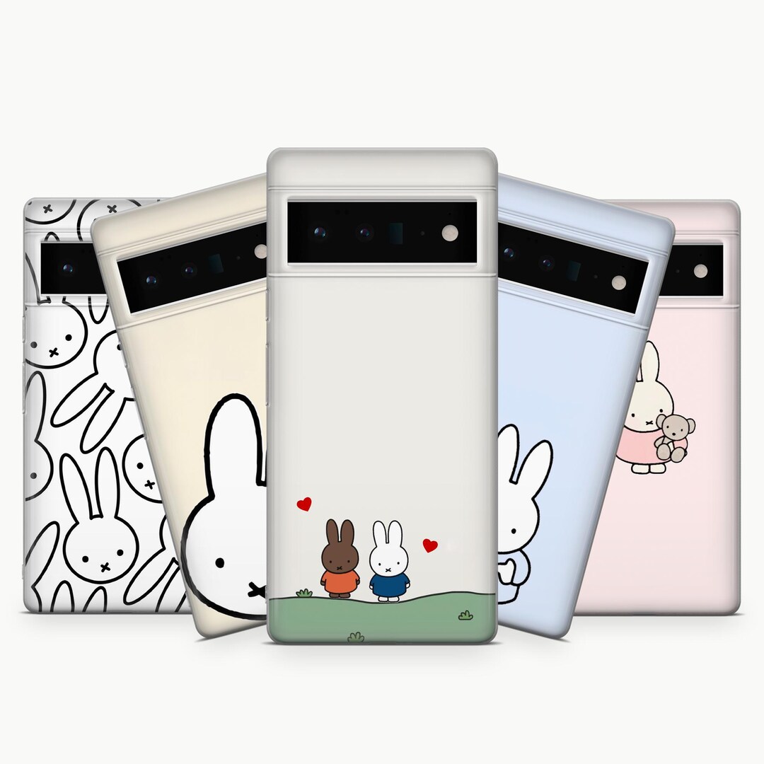 Minimalism Phone Case Plush Miffy Cover for Pixel 10, 9, 8pro, 8, 7pro ...