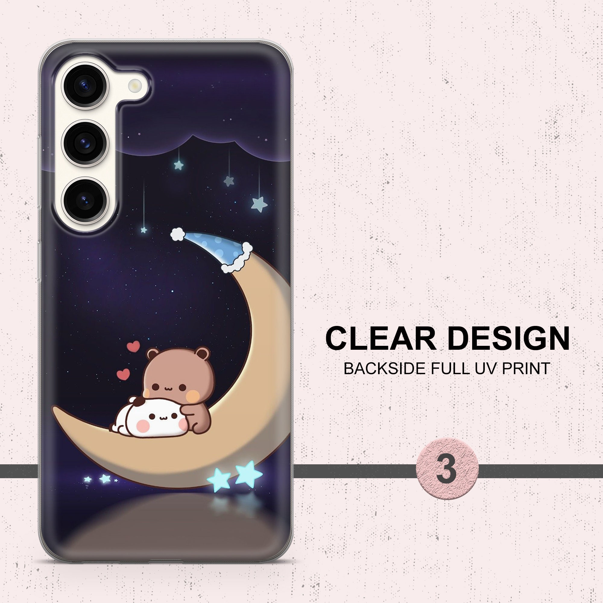 Bubu and Dudu Phone Case Cute Panda Cover for Samsung S25+, S24, S23 ...