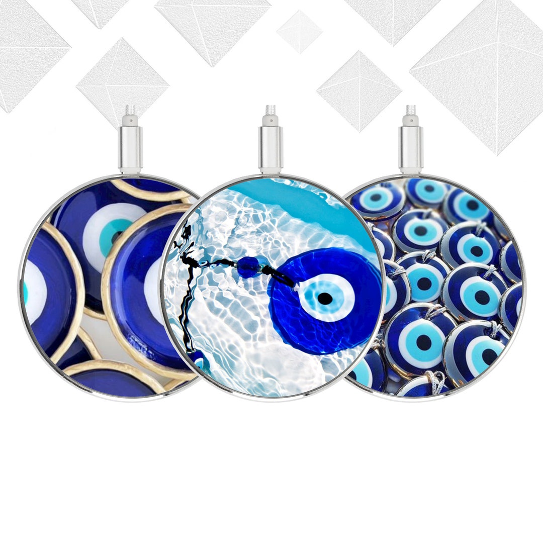 Greek Amulet Mobile Charger 15W Wireless Charging Protection Symbol Pad ...