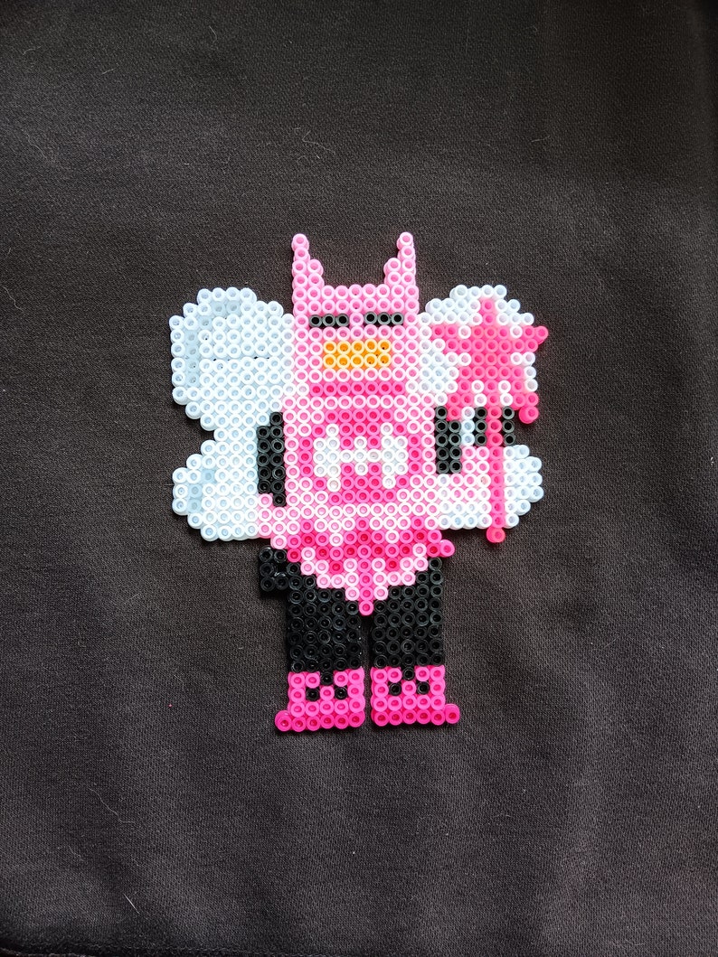 Pink Fairy Lego Batman Perler Bead Fridge Magnet - Etsy