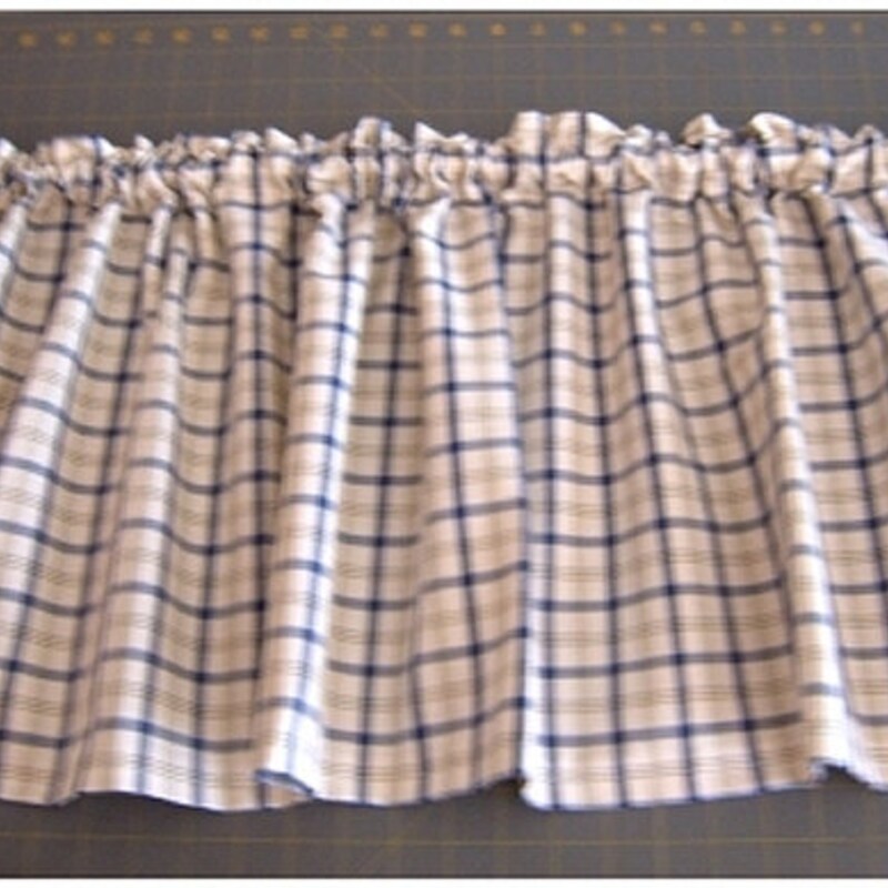 Navy Blue Valance - Etsy