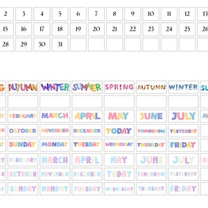 Routine Chart | Routine Cards | Kids Routines | Kids Calendar - Etsy
